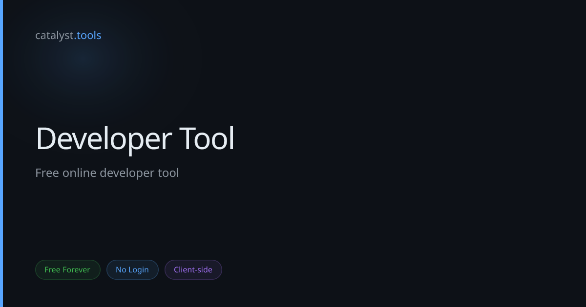 Cron Generator – Free Online DevOps & Config | Catalyst